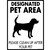 Potty Area Sign - All Pets Must Be on A Leash - Clean After Pet Yard ...