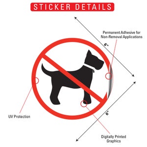 No Dogs Allowed With Symbol Yard Sign - Exterior Rust Free Aluminum ...