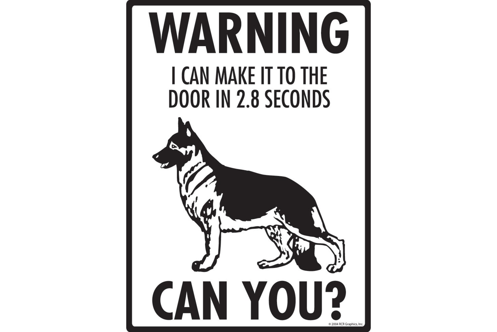 Warning! German Shepherd - Property Protected and Beware Aluminum Dog ...