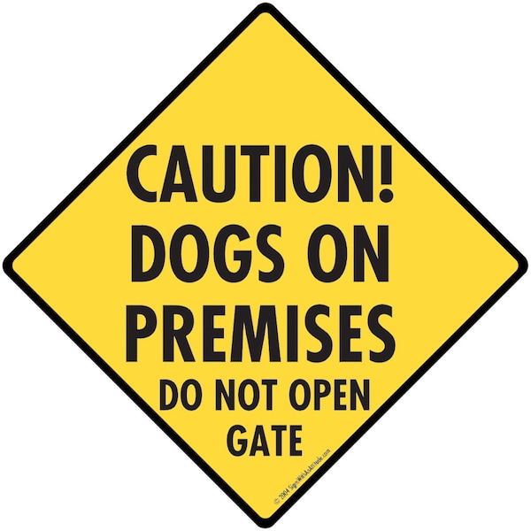 Do Not Open Gate Sign - Etsy