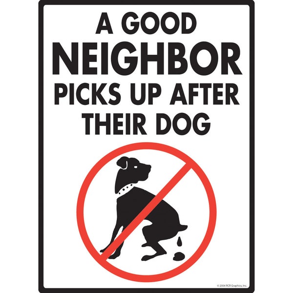 Metal No Dog Poop Sign - Etsy
