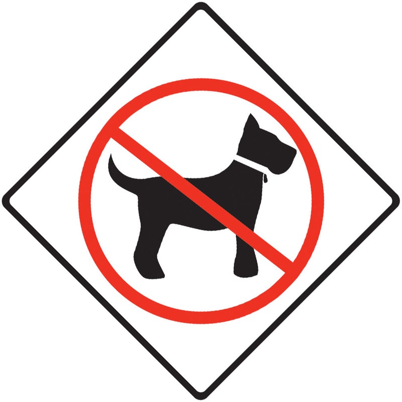 Keep Out Dog Sign - Etsy