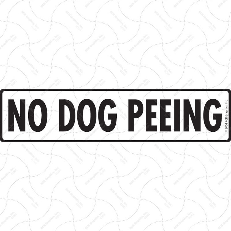 No Peeing Sign - Etsy