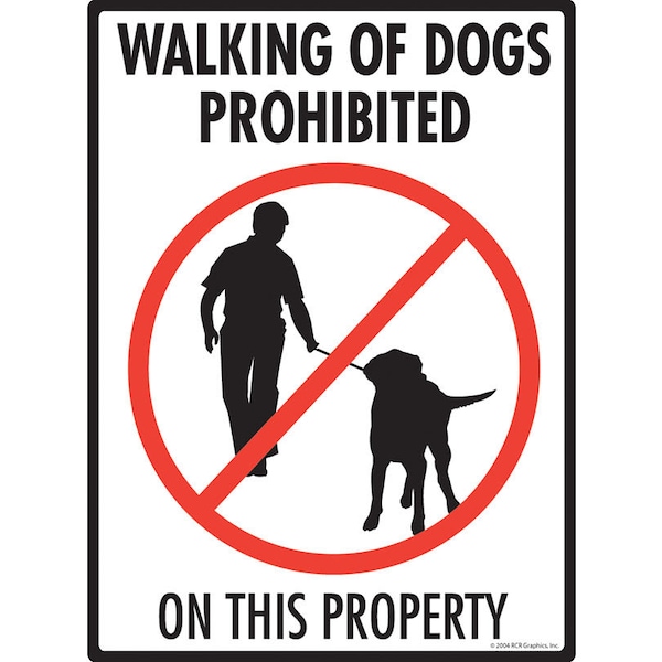 No Dog Walking Signs - Etsy