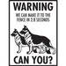 Warning! German Shepherd - Property Protected and Beware Aluminum Dog ...