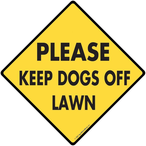 Keep Dogs off Grass - Etsy