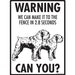 Warning Bouvier Property Protected and Beware Aluminum Dog Sign 9 X 12 ...