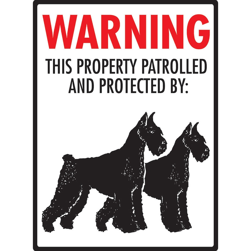 Schnauzer Sign - Etsy