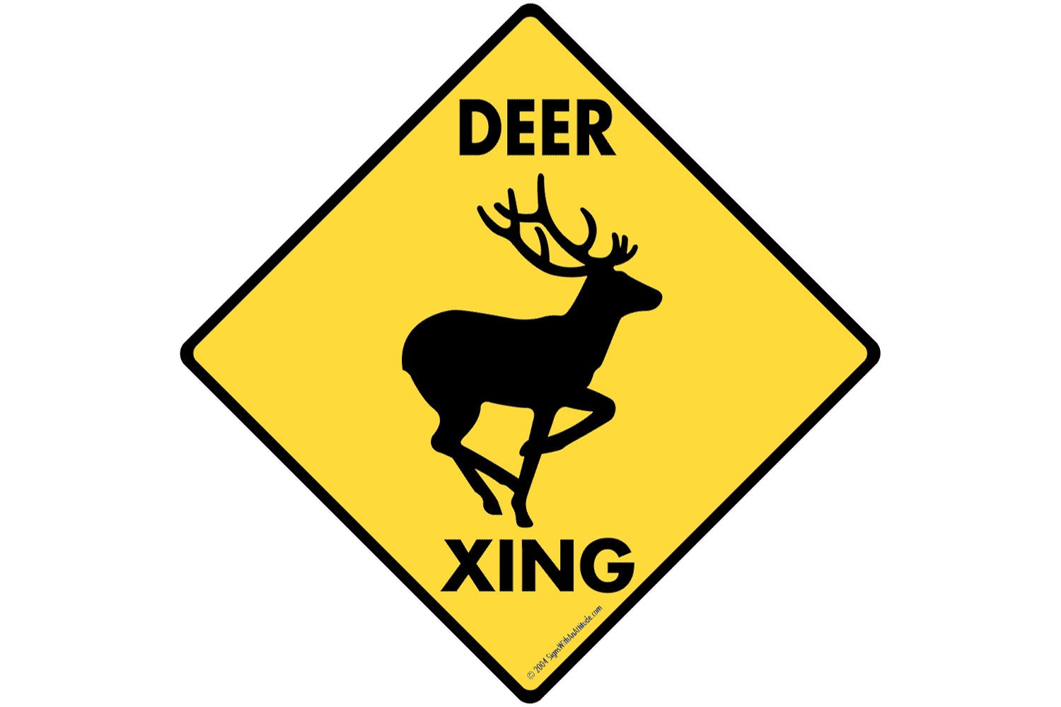 Deer Xing Sign