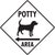 Potty Area Sign Dog Relief Area Yard Exterior Rust Free Aluminum Sign ...