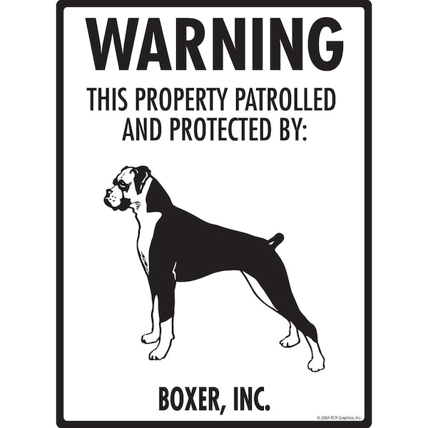 Boxer Dog Sign - Etsy