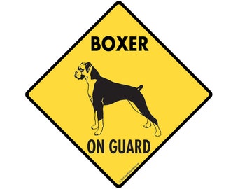 Boxer Aluminum Sign: 9x12, or 12x18 - Etsy