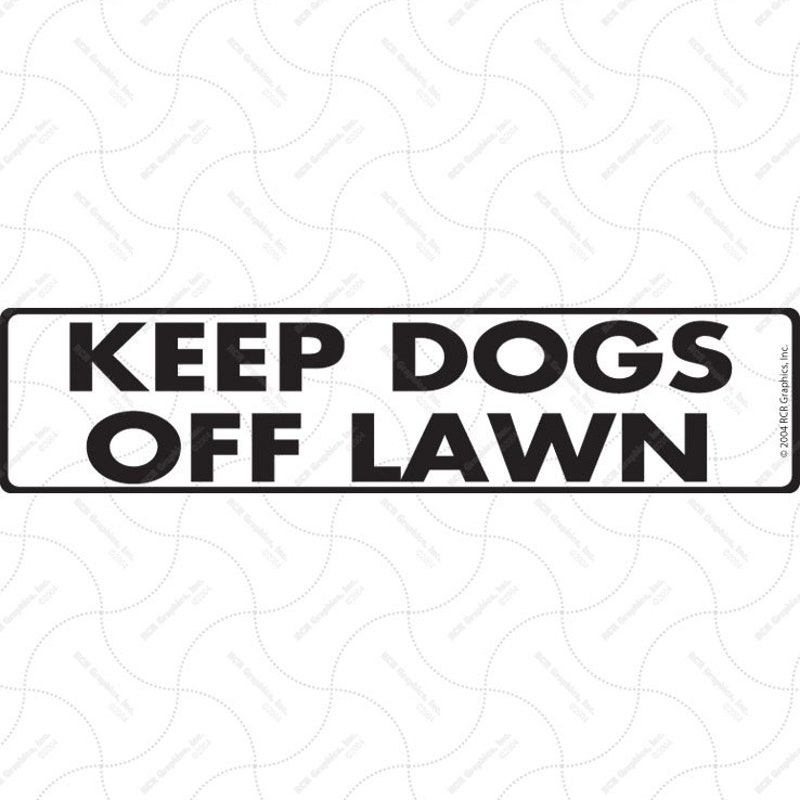 Keep Dogs off Grass - Etsy