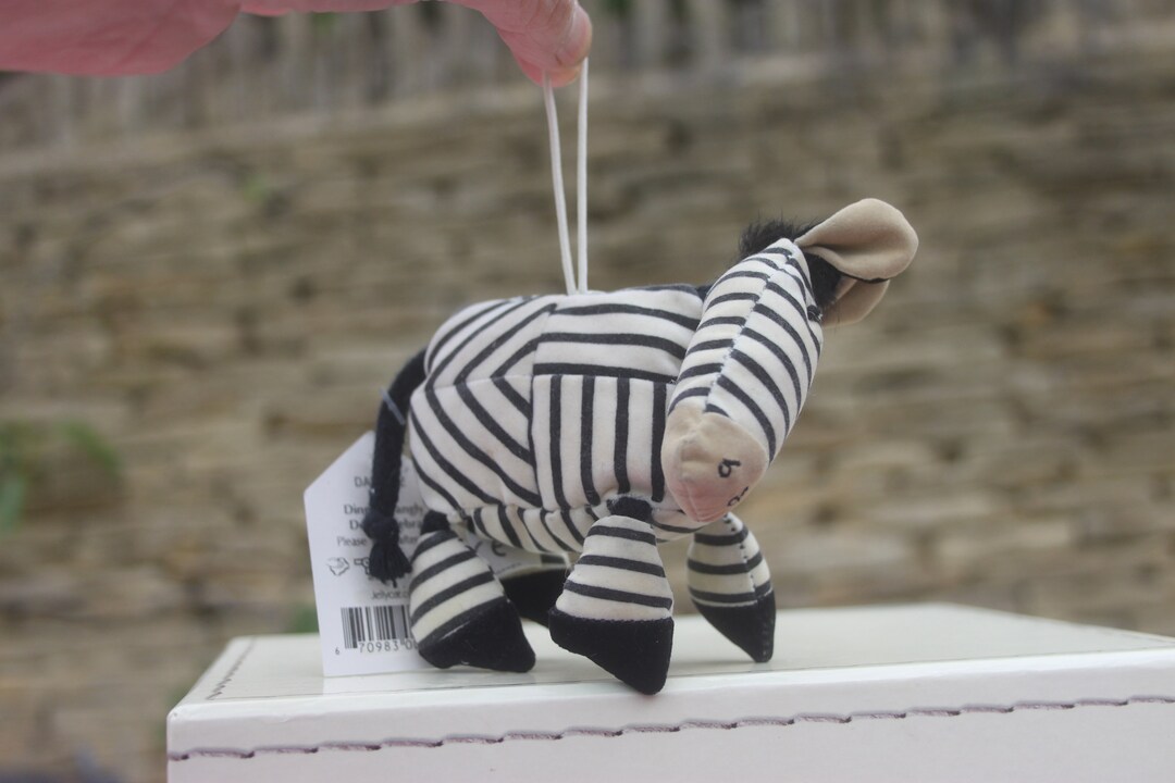 Vintage Jellycat Dingly Dangly Debra Zebra Plush Toy Zebra, Children's ...
