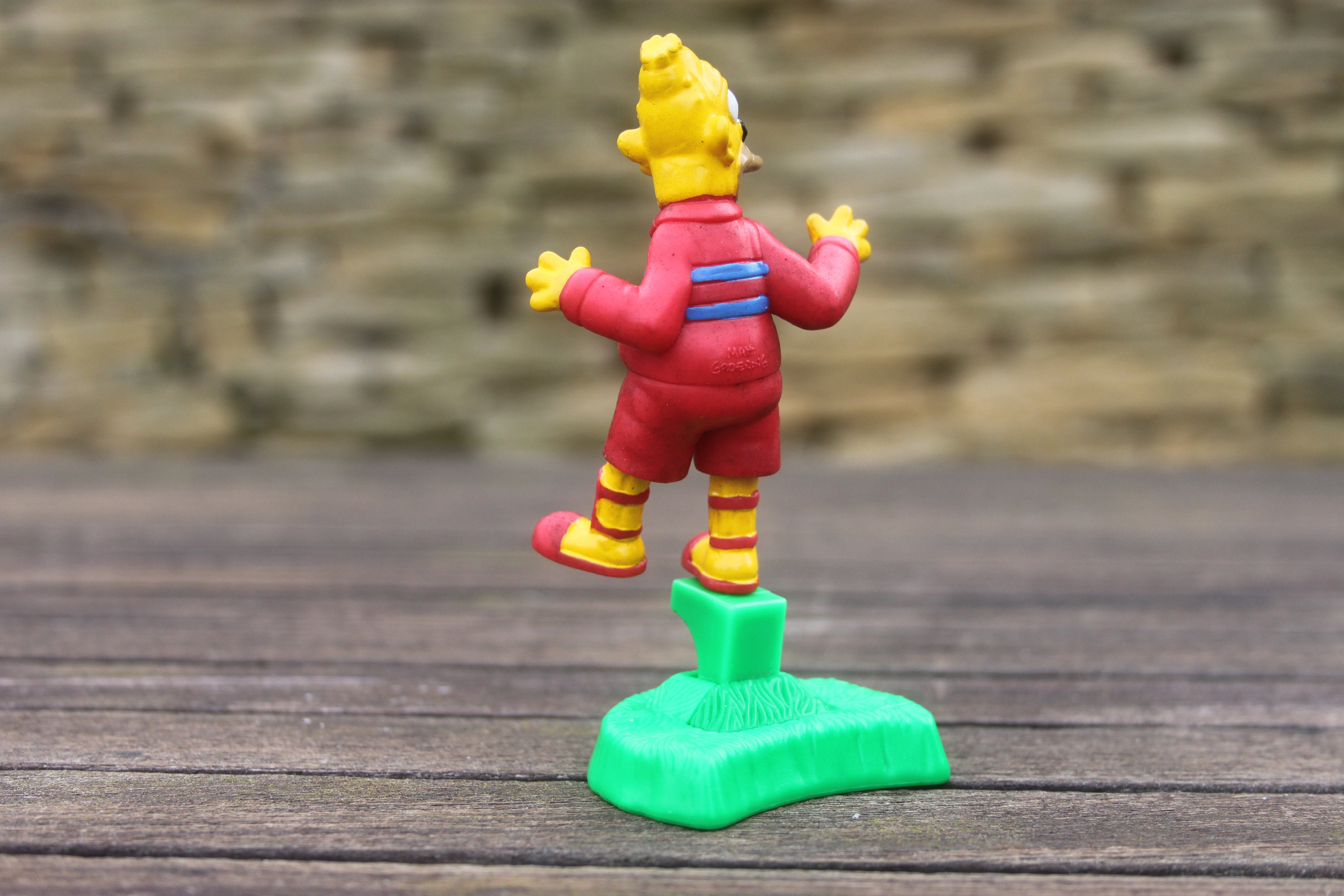 Grandpa Simpsons Action Figure, Vintage Children's Toys, Burger King ...