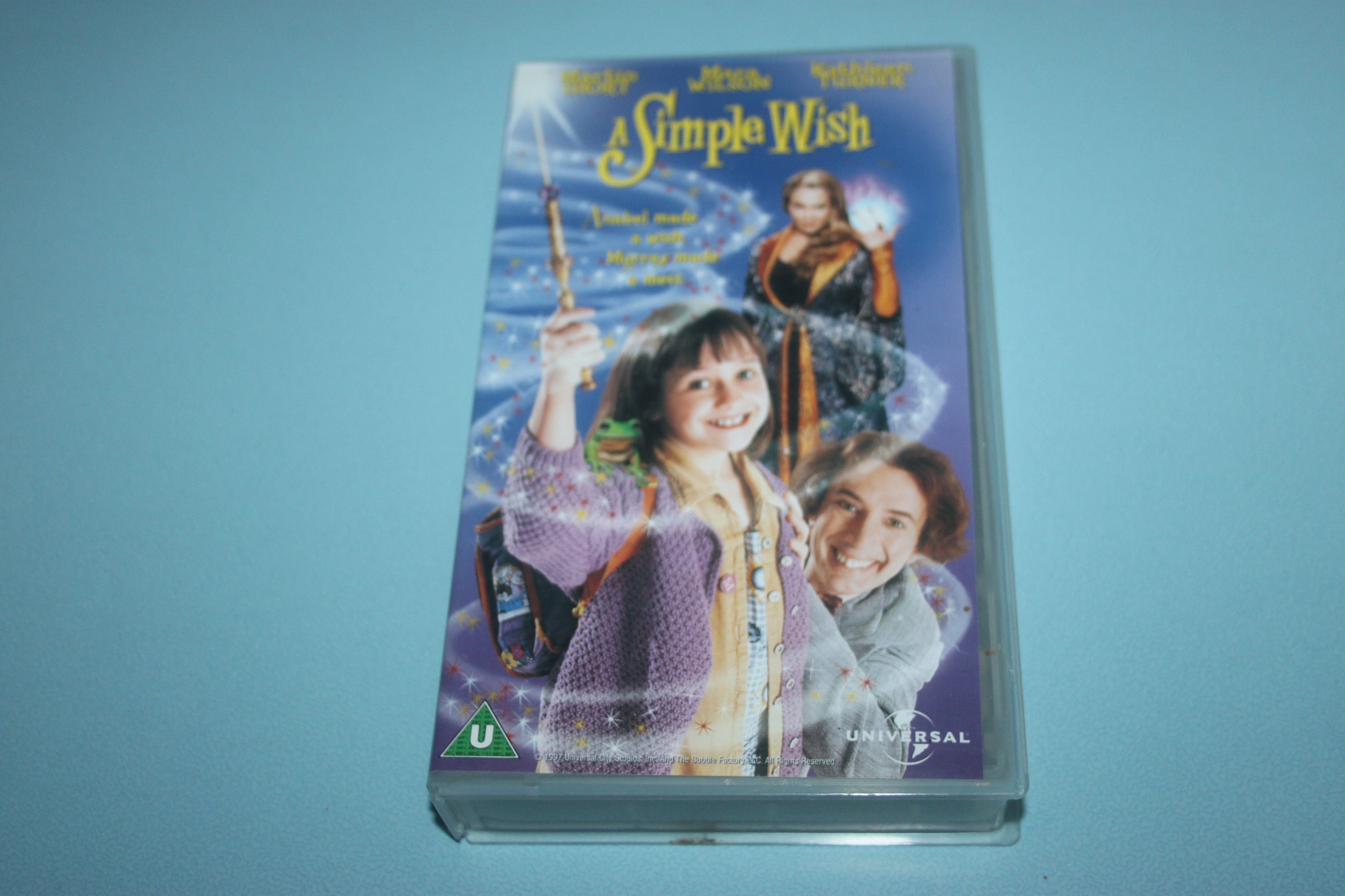 Retro VHS Video Film A Simple Wish 1997 Mara Wilson Kathleen Turner, Children's Films 1990s ...