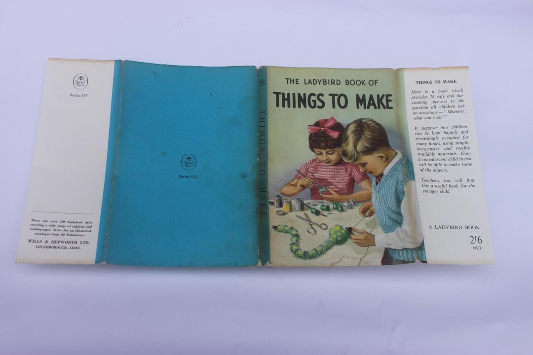 Ladybird Book of Things to Make With Dustwrapper 2/6d 1963, Children's ...