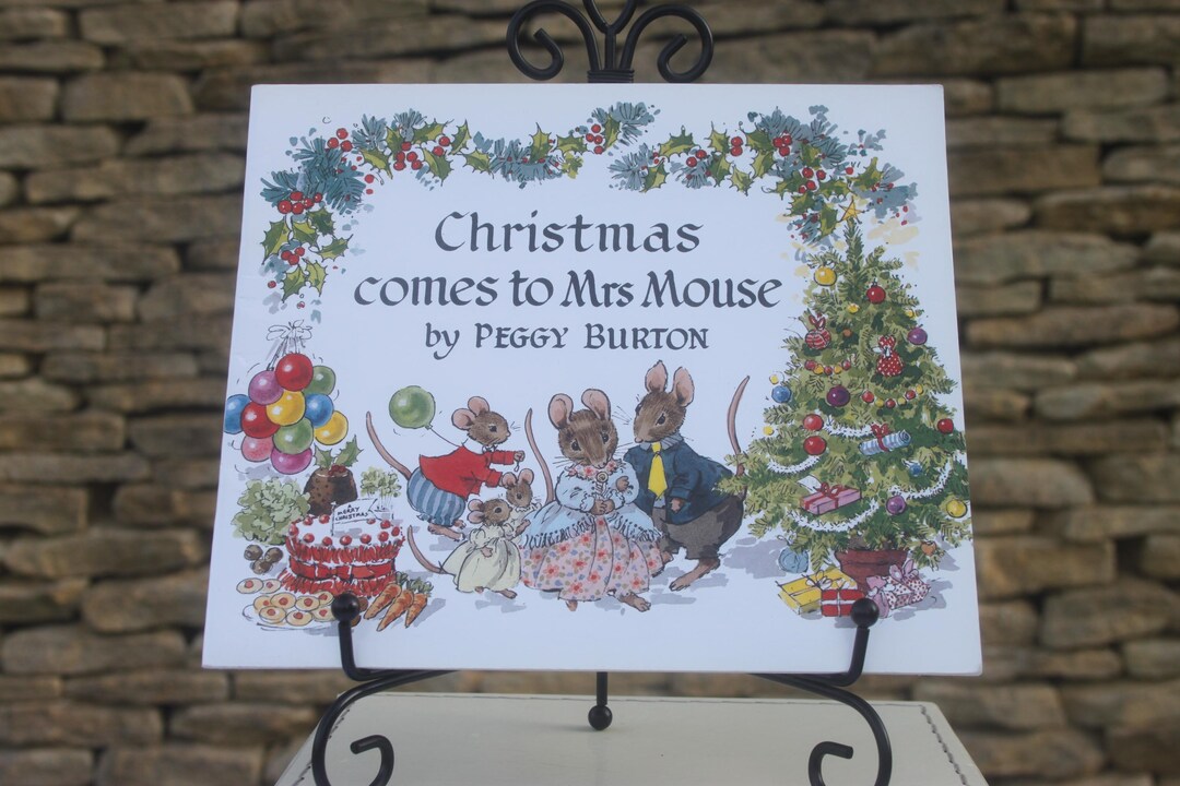 Vintage Children's Medici Picture Book Peggy Burton Christmas Comes to ...