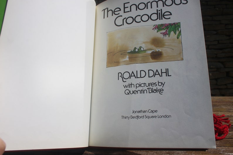 Roald Dahl, the Enormous Crocodile, Quentin Blake, 1st Edition 1978, HB ...