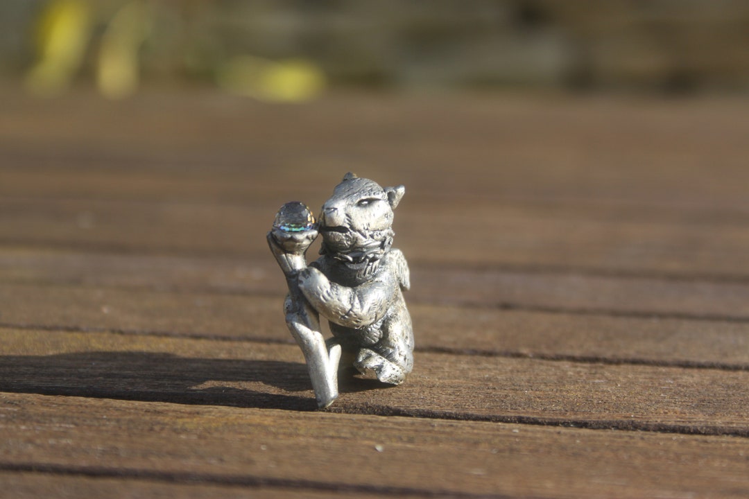 Vintage Myth and Magic Style Creature, Small Bear With Wings, Rainbow ...