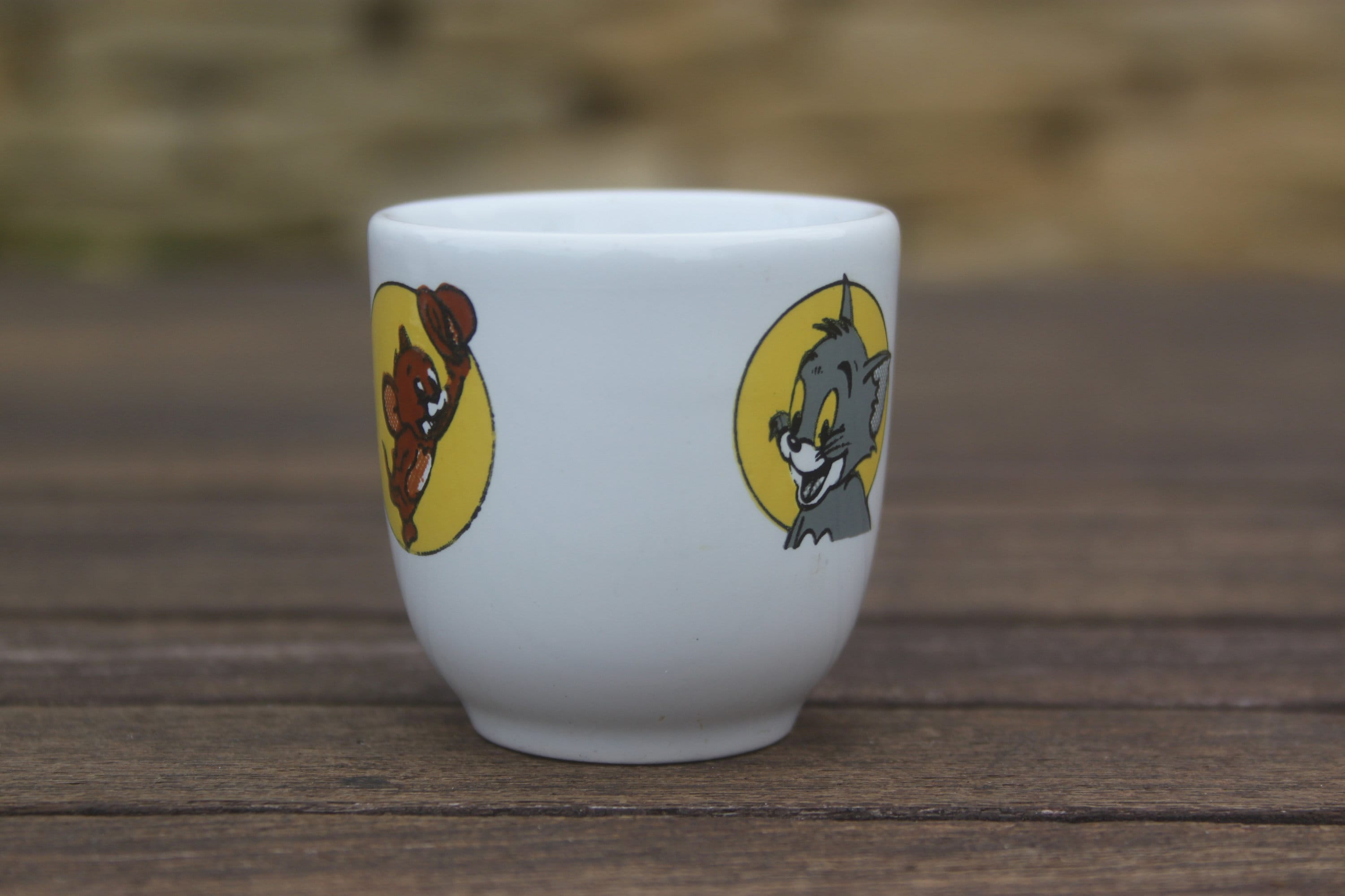 Vintage Tom and Jerry Egg Cup, Cat and Mouse, TV Characters, Film ...