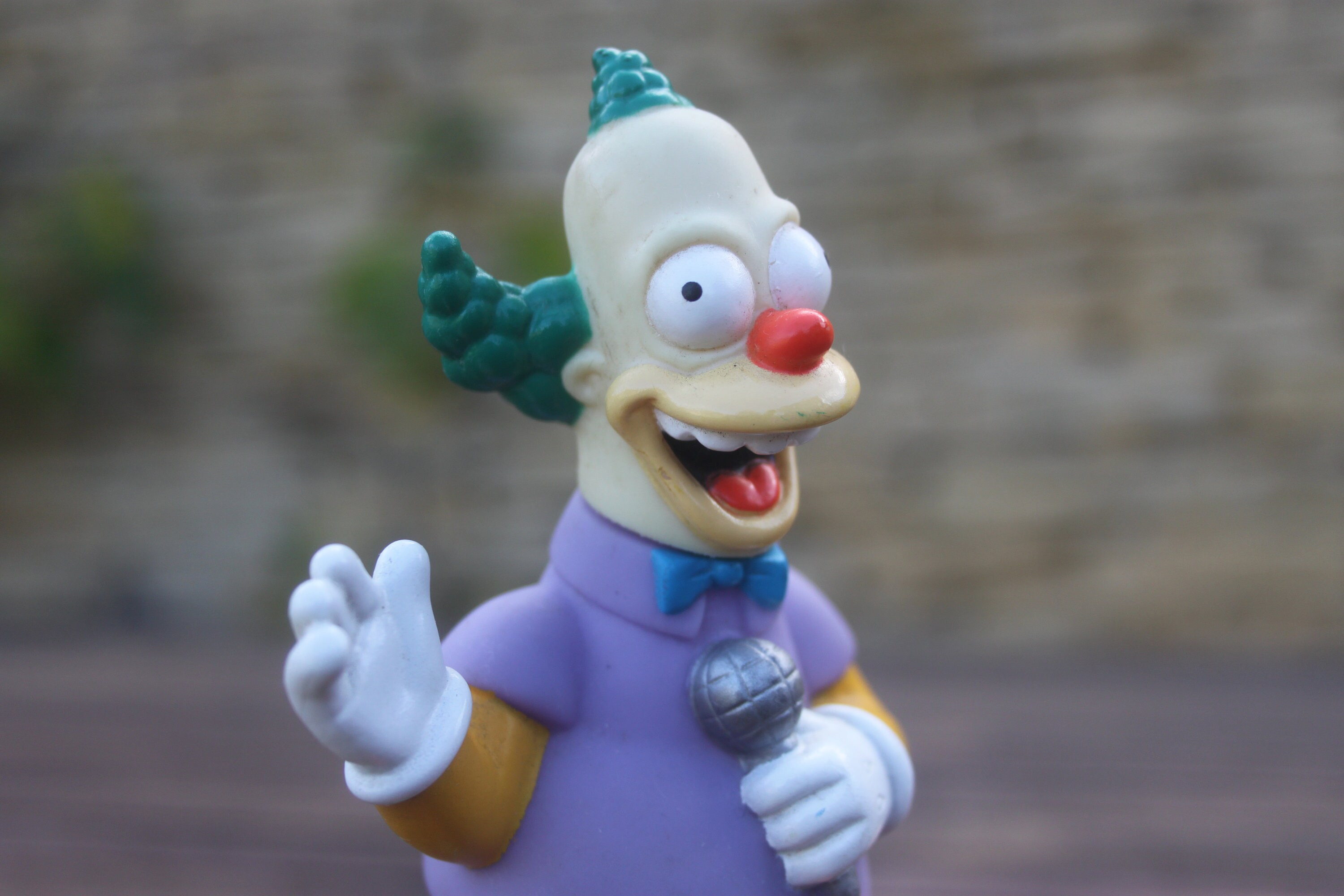 Vintage Simpsons Figure Krusty the Clown Burger King 2000 - Etsy UK