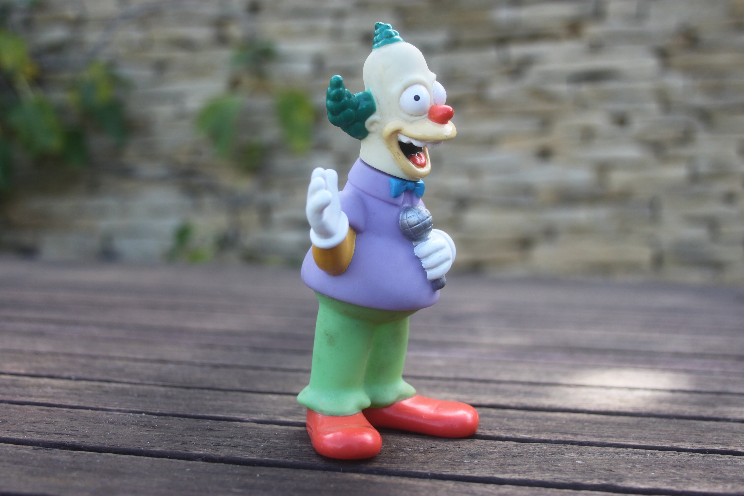 Vintage Simpsons Figure Krusty the Clown Burger King 2000 - Etsy UK