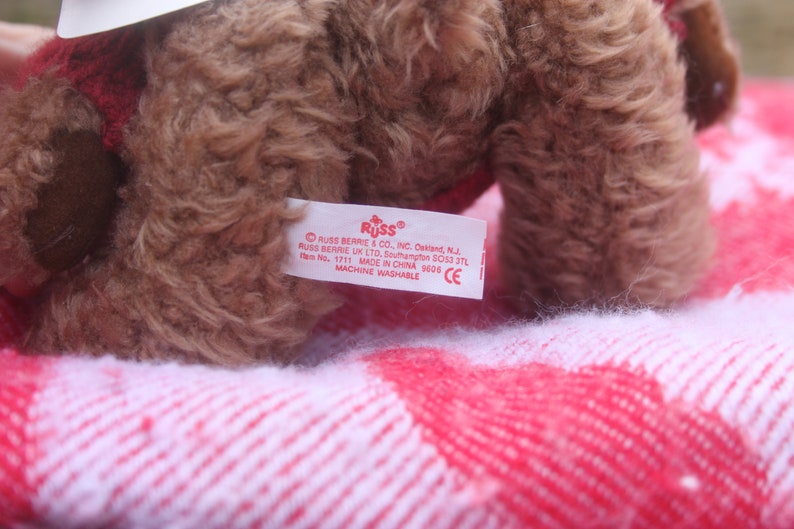 Vintage Russ Berrie Small Bear 1990s American Bears - Etsy