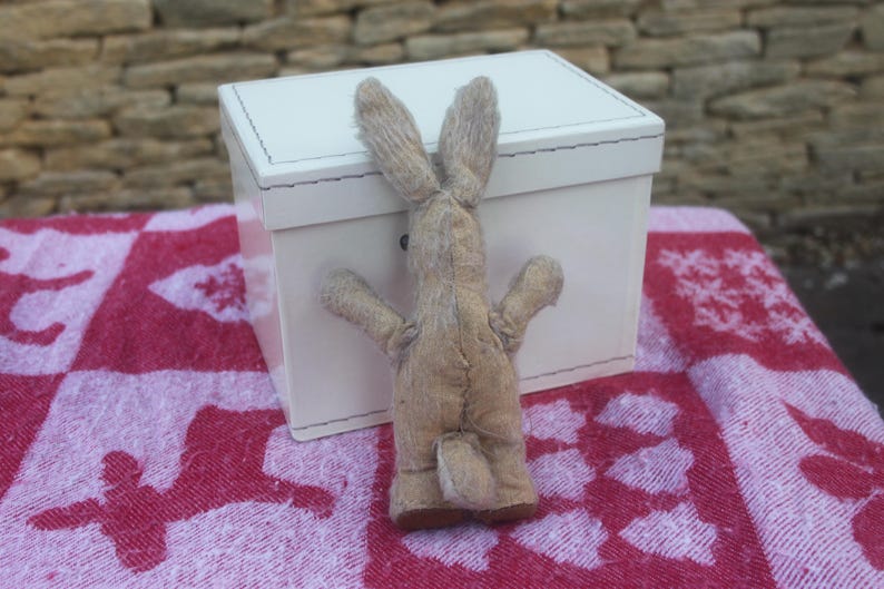 Vintage Stuffed Rabbit Toy 21 Cms 8.5" Boot Button Eyes, Possibly ...