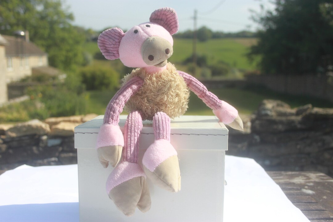 Plush Jellycat Gangly Pig Long Leg Pink Corduroy Pig 36 Cms, Soft Toys ...