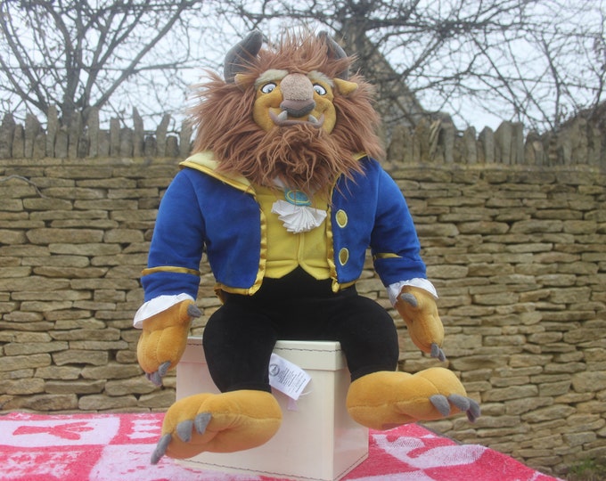 Very Large Beast Plush Toy From Disney Beauty and the Beast, 20" or 50 ...