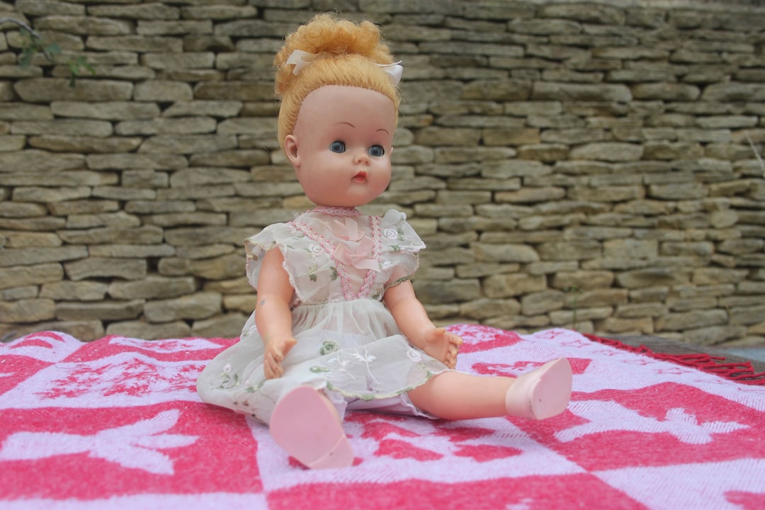 Vintage Chiltern Doll, 18" Tall, 1960s, Hard & Soft Plastic, Reddish ...