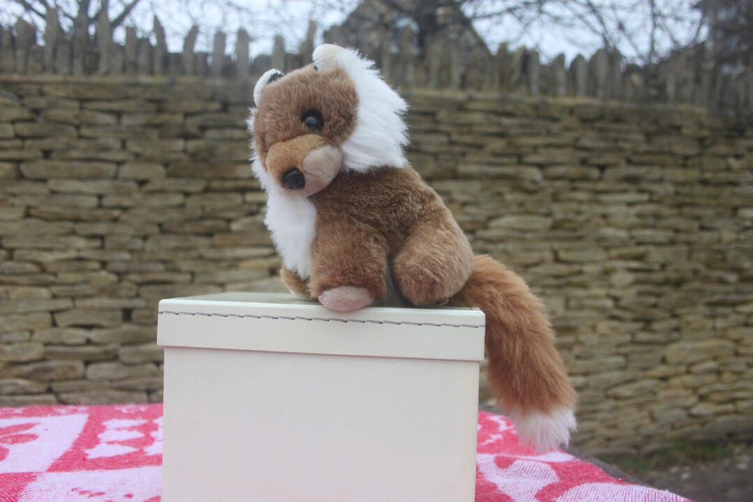 Plush Red Fox Richard Lang Brown & White 18 Cms Sitting, Plush Toys ...