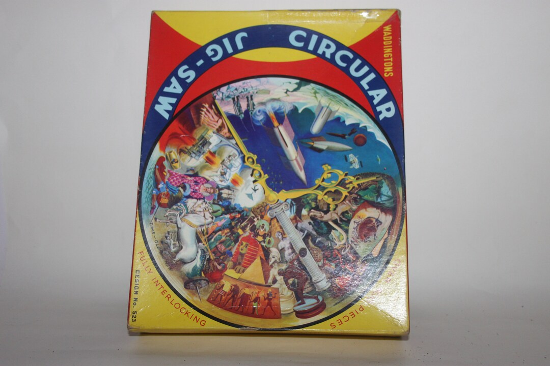 Vintage Waddington's Circular Jigsaw, Time Old and New, Design 523 ...