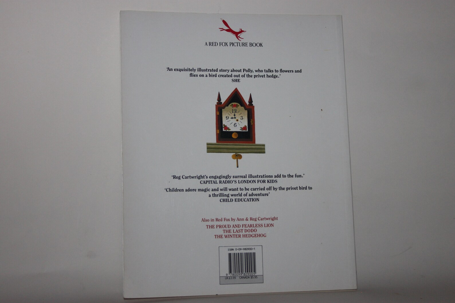 Polly and the Privet Bird by Ann & Reg Cartwright PB 1992 Red - Etsy