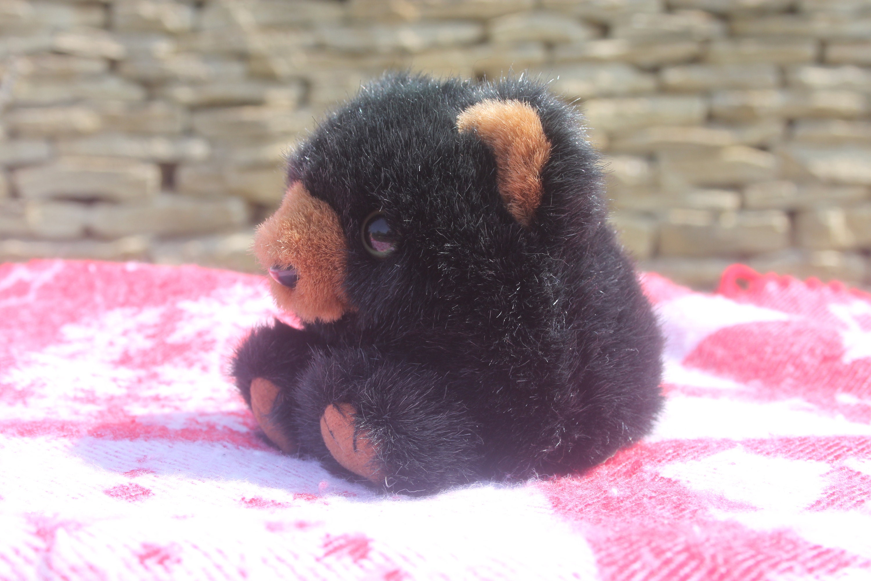 Vintage Plush Swibco Bear Puffkins Benny Black Bear, No Swing Tag, Cute ...