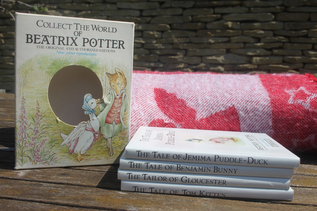 Vintage Beatrix Potter Book Collection, Jemima Puddleduck, Tom Kitten ...