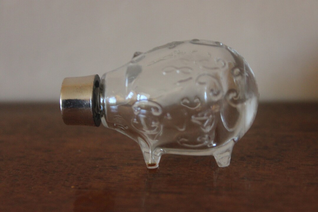 Avon Glass Small Pig Scent Bottle 1960s, No Label, Glass Bottles ...