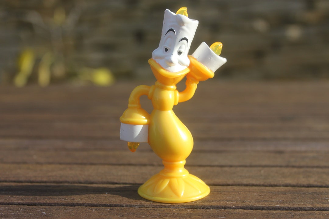 Mcdonalds Fast Food Figure, Lumiere, Beauty and the Beast, 10 Cms Tall ...