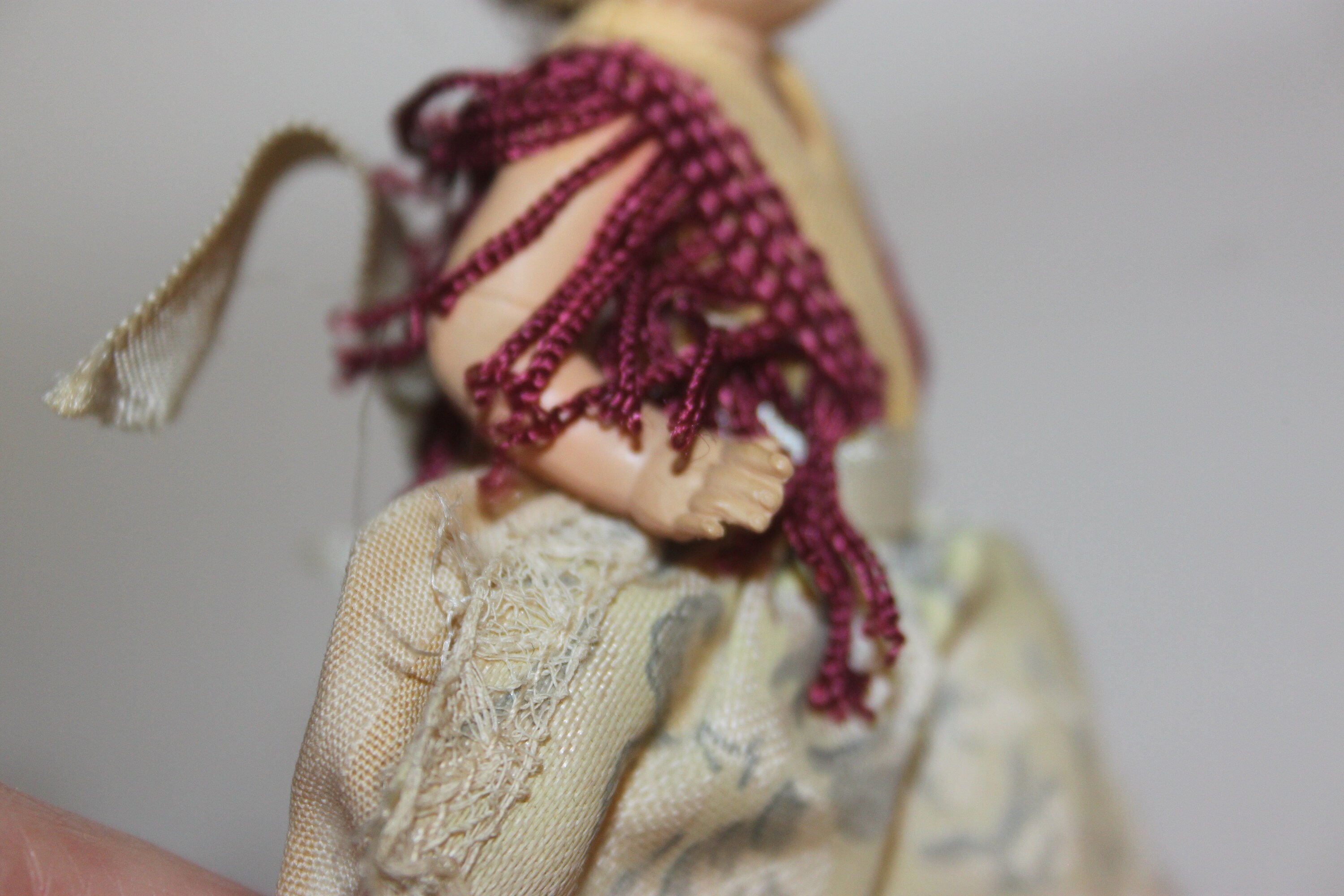 Tiny Miniature Vintage Costume Doll 11 Cms Tall Celluloid - Etsy UK