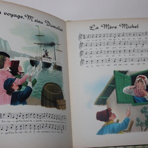 Vintage Childrens Picture Book, Belles Chansons De France, Simonne ...