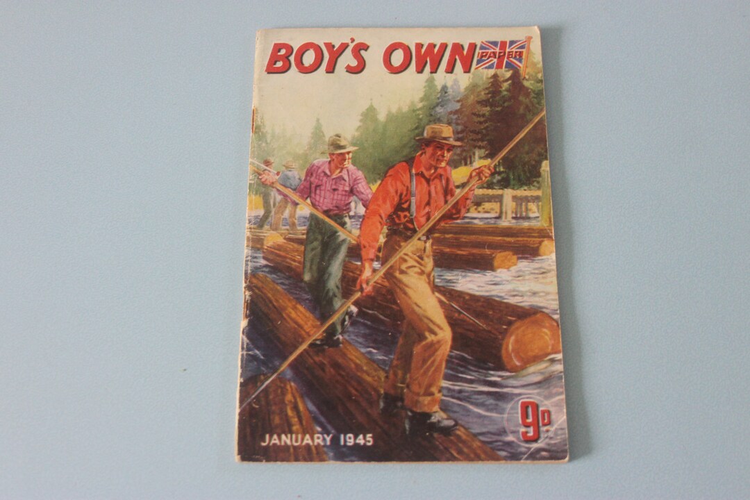 Vintage Boy's Own Paper Single Issue January 1945, Wartime Issue, Boy's ...
