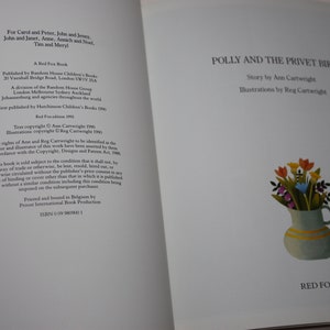 Polly and the Privet Bird by Ann & Reg Cartwright, PB 1992 Red Fox ...