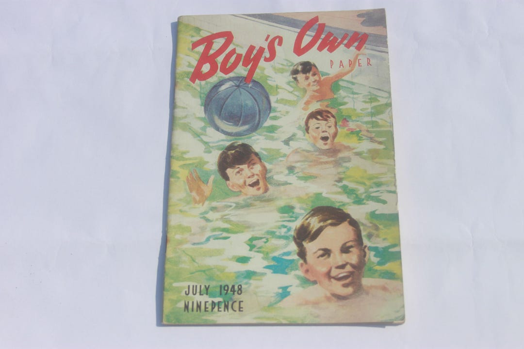 Vintage 1940s Boy's Magazine Boy's Own Paper July 1948, Story Papers ...