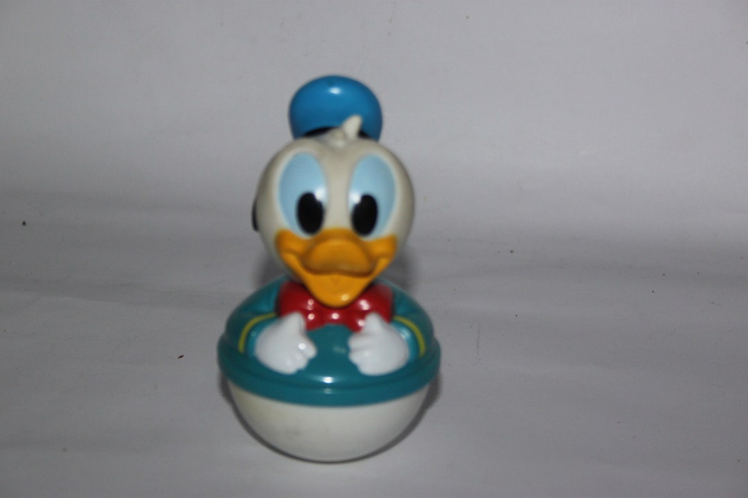 Small Vintage Roly Poly Donald Duck Toy Plastic 1970s 1960s - Etsy