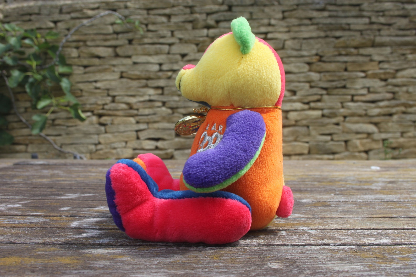 Soft Toy Millenium Bears, 2000, Plush Toys, Red Yellow Blue Purple ...