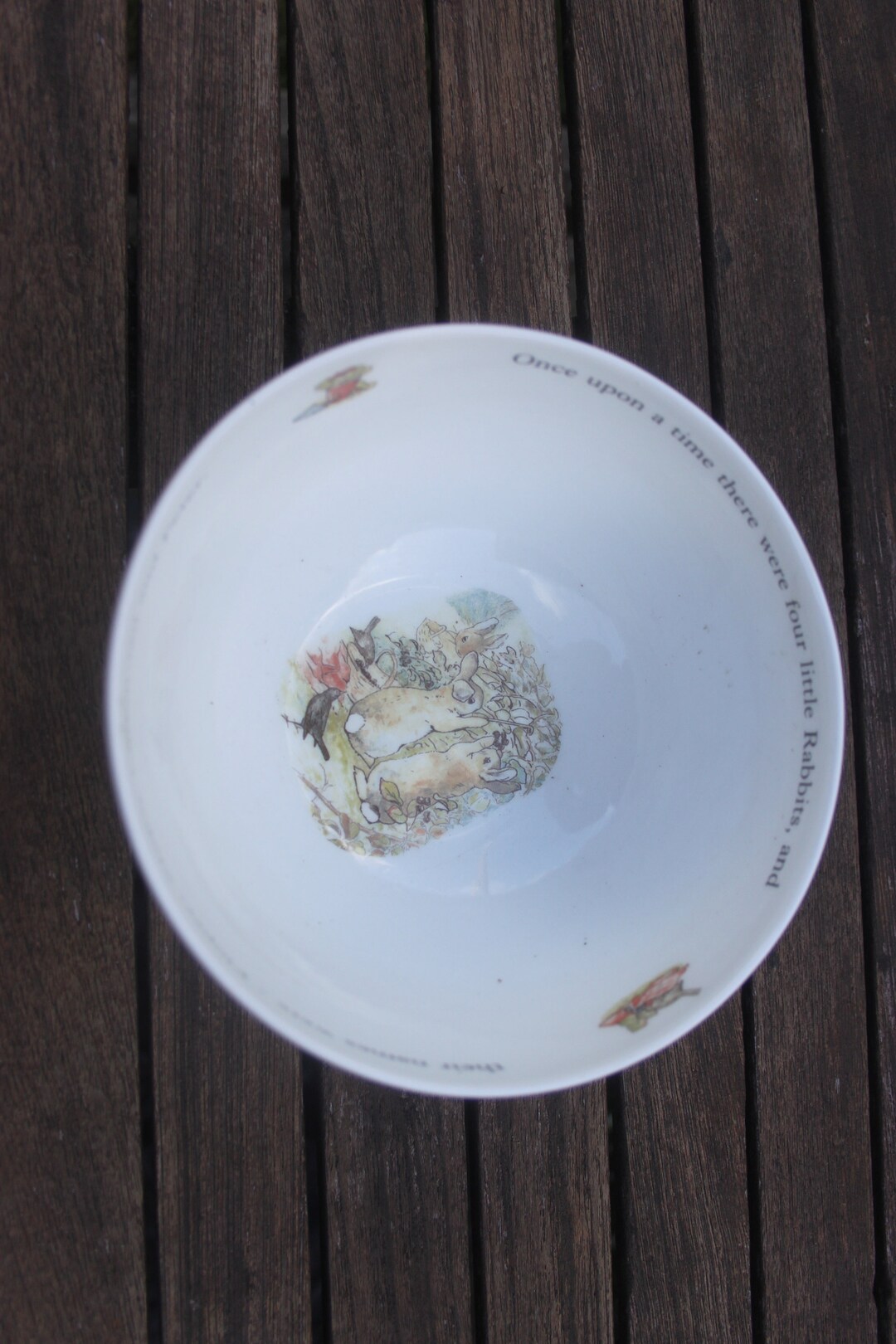 Peter Rabbit Bowl, Large, Beatrix Potter Book Characters, Nursery Ware ...
