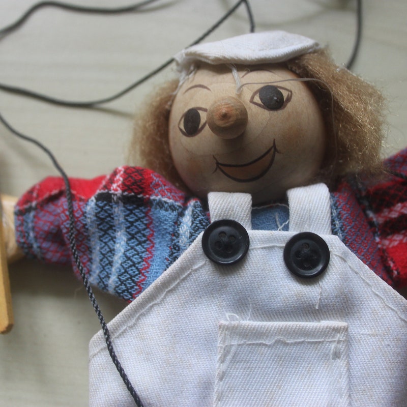 Wooden String Puppets - Etsy