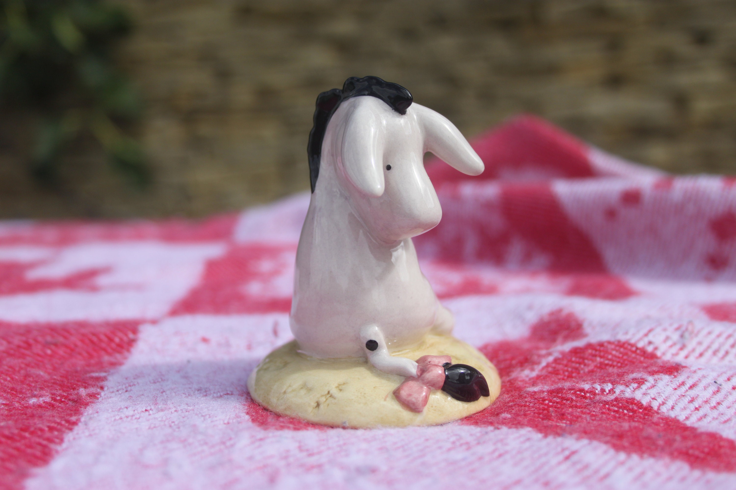 Royal Doulton Eeyore Figurine, Eeyore's Tail WP7, Winnie the Pooh ...