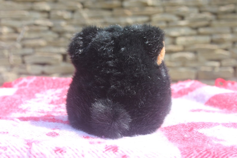 Vintage Plush Swibco Bear Puffkins Benny Black Bear, No Swing Tag, Cute ...